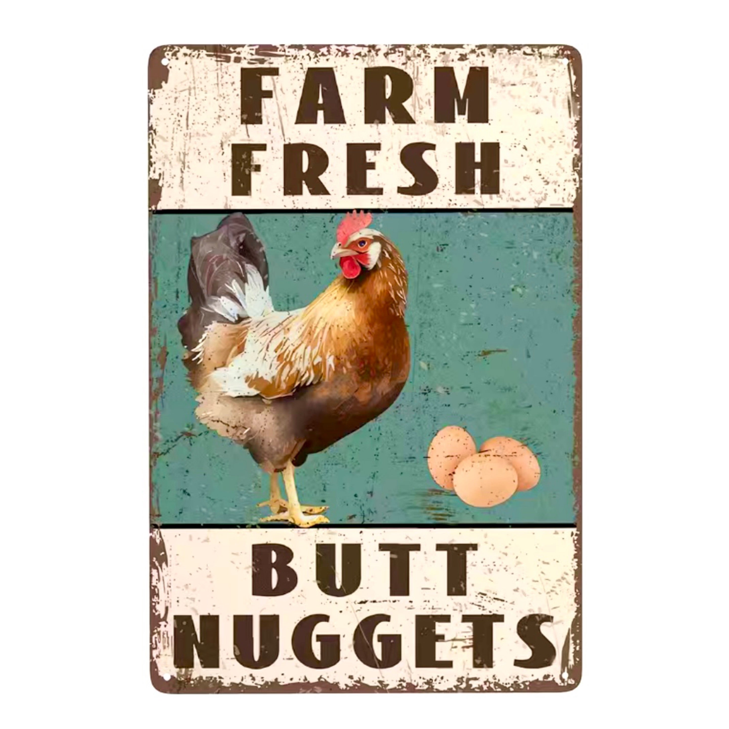 Farm Fresh Butt Nuggets Sign | Farm Fresh Eggs • Sterling VA | Happy ...
